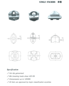 Lashing Equipment: Marine Container Stacking Cone for Sale